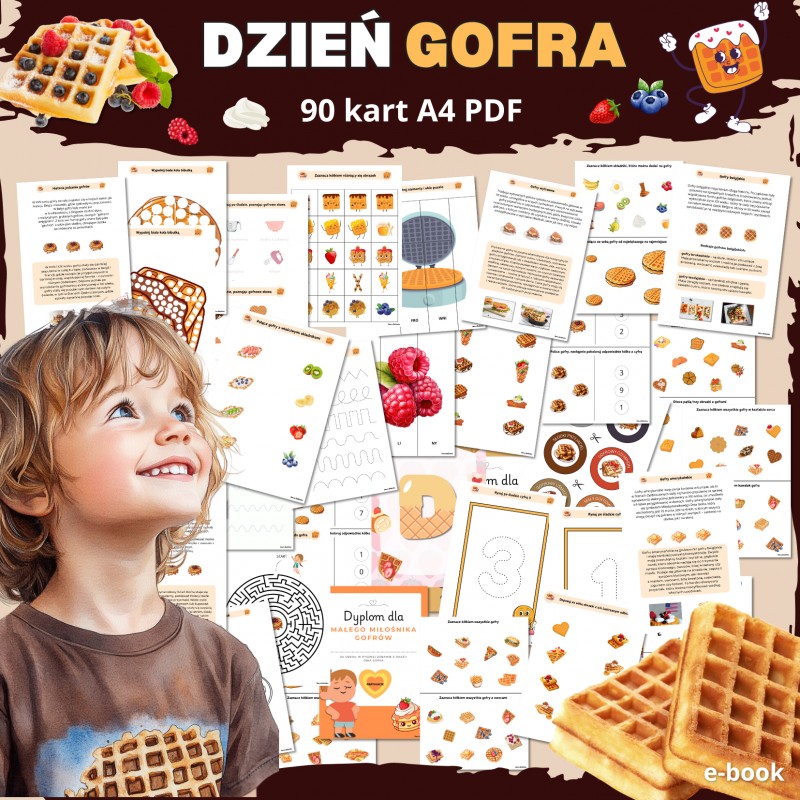 Karty Pracy na Dzień Gofra- Owca Balbinka